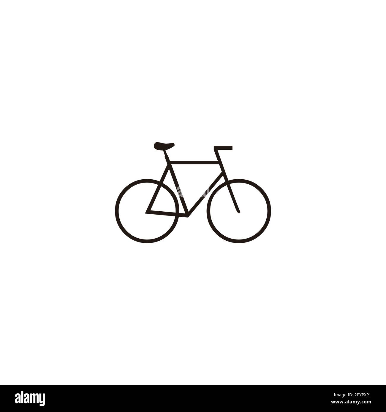 Bicycle vector logo hi-res stock photography and images - Alamy