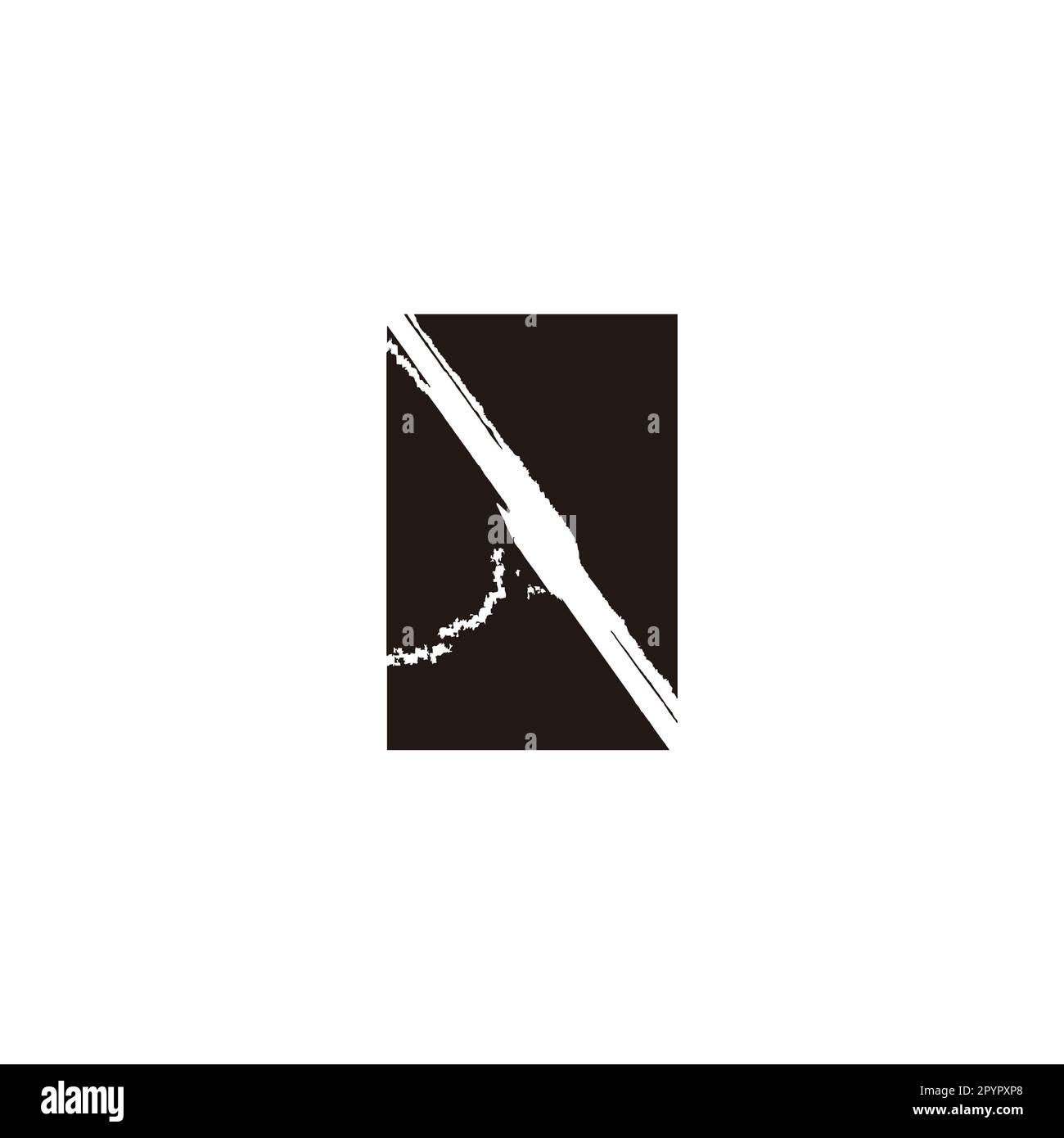 Lightning, thunder, illustration geometric symbol simple logo vector ...