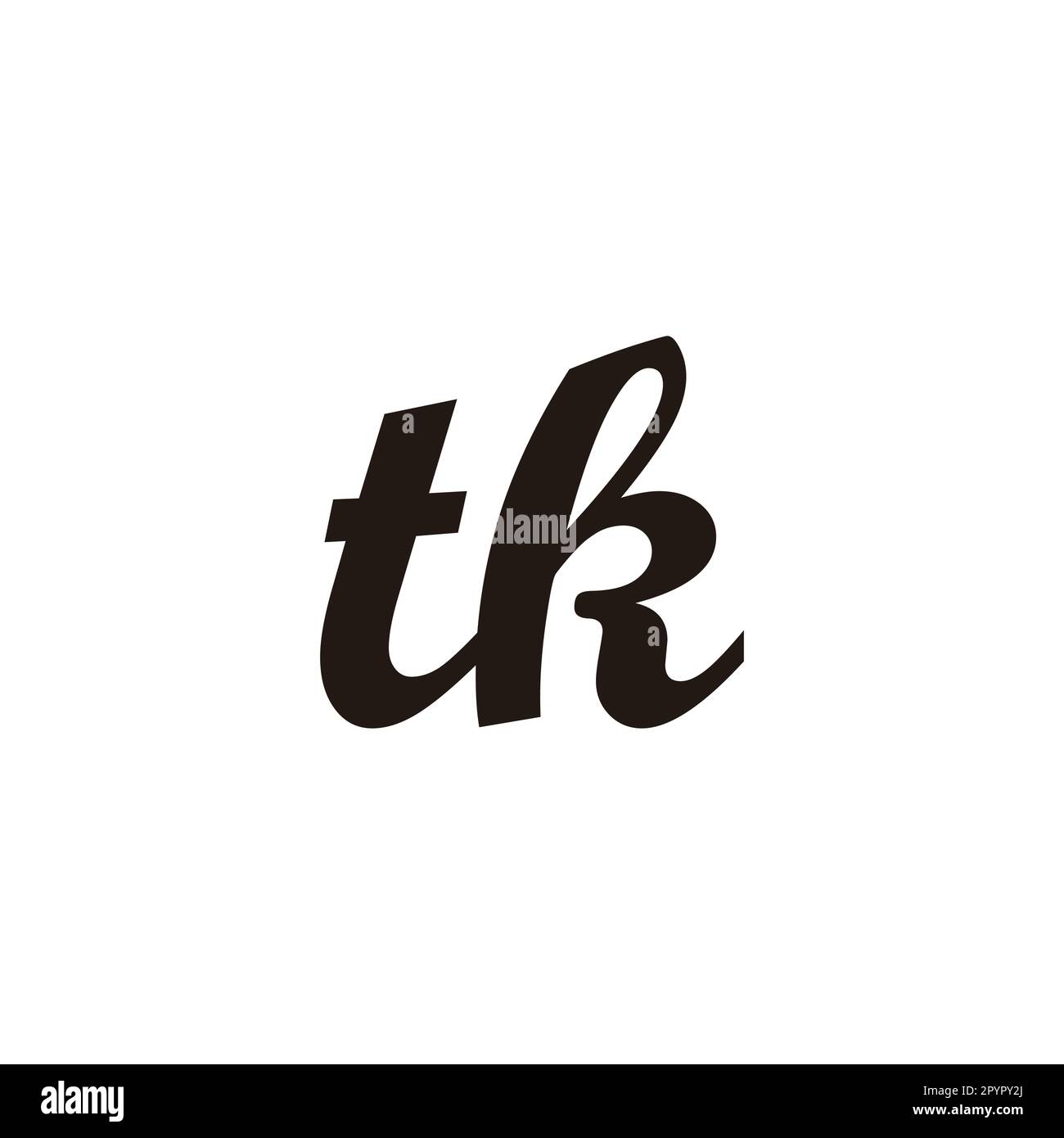 Letter tk connect geometric symbol simple logo vector Stock Vector ...