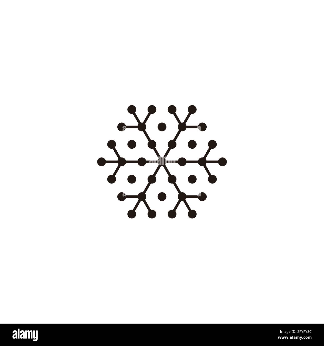 Hexagon Snowflake Symbol