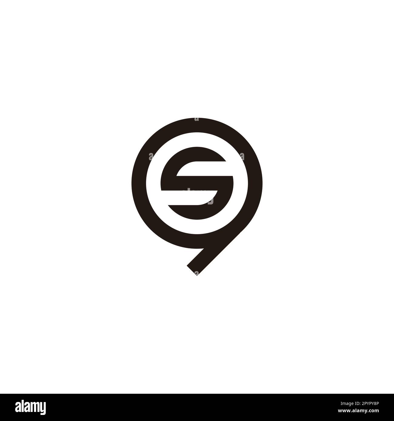 Letters in circles font Cut Out Stock Images & Pictures - Alamy