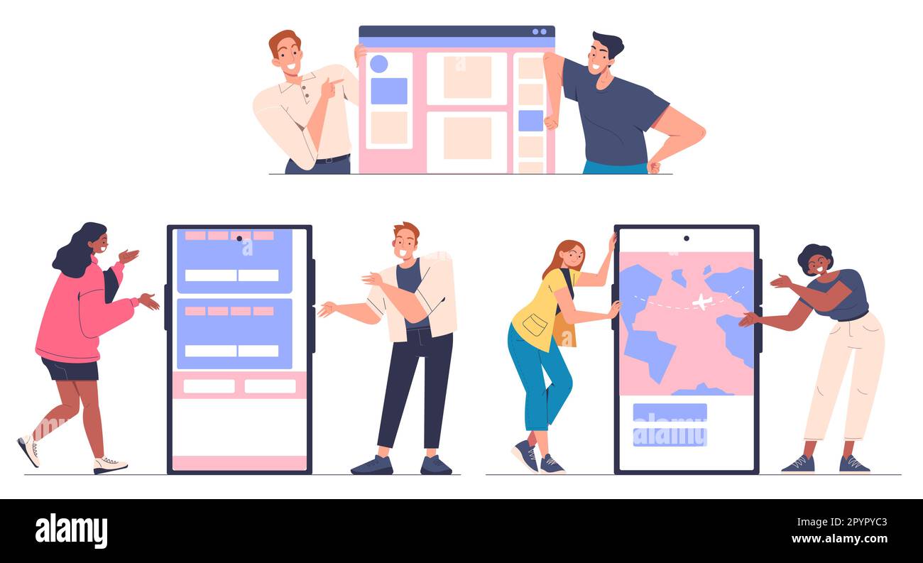 Team presentation set up Stock Vector Images - Alamy