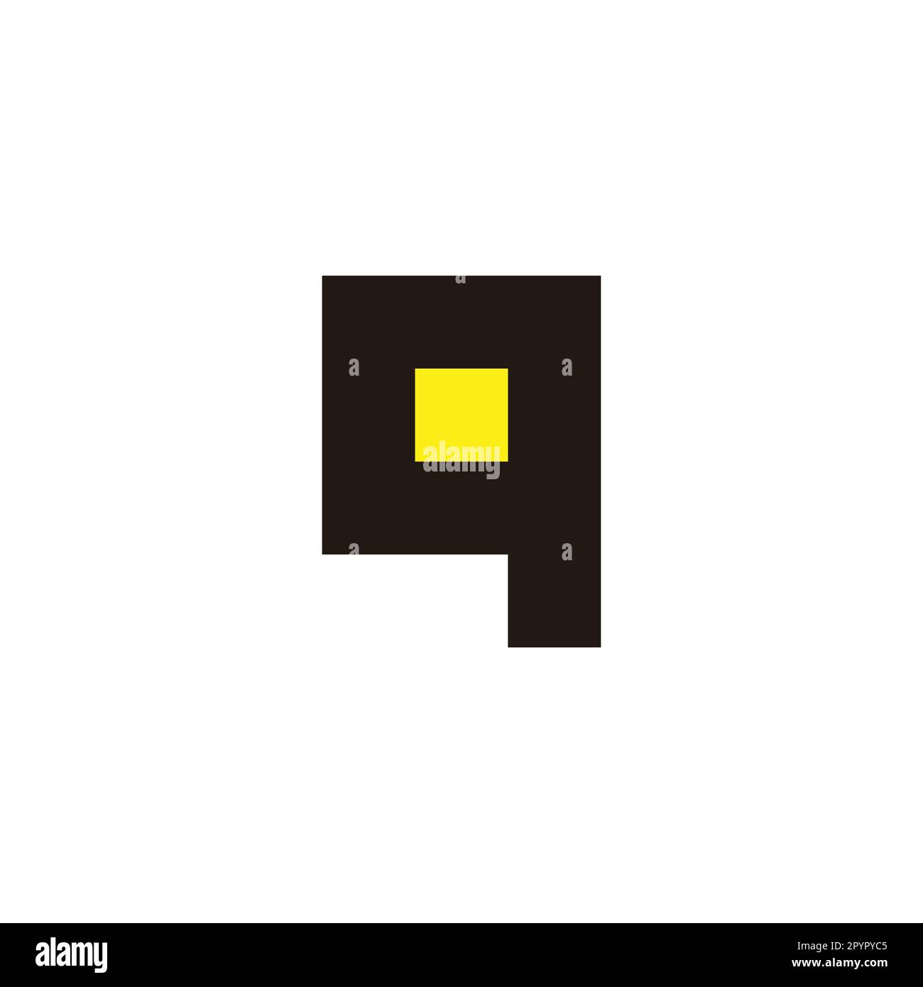 Letter abstract lamp symbol Cut Out Stock Images & Pictures - Alamy