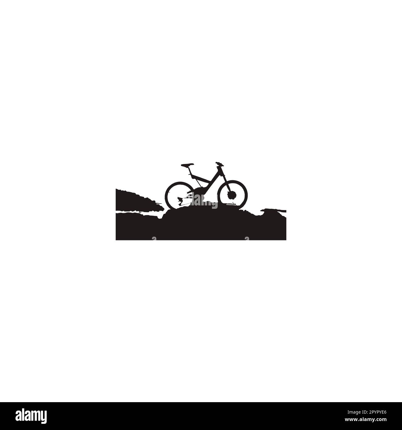 Bicycle, illustration geometric symbol simple logo vector Stock Vector ...