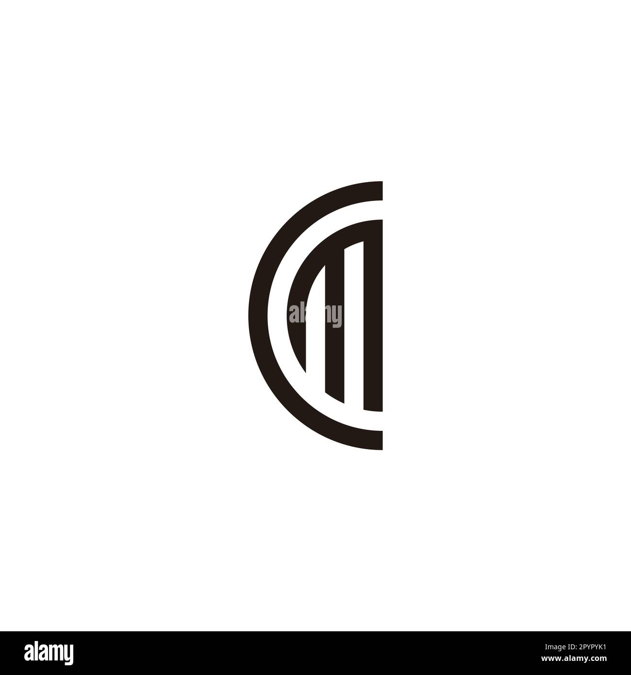 Semicircle vector vectors hi-res stock photography and images - Alamy