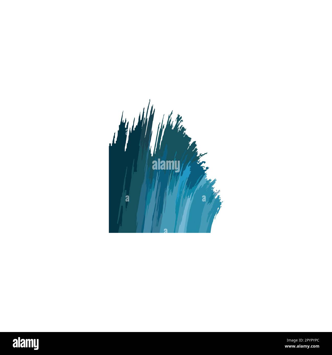 Wave, liquid, watersplash geometric symbol simple logo vector Stock ...