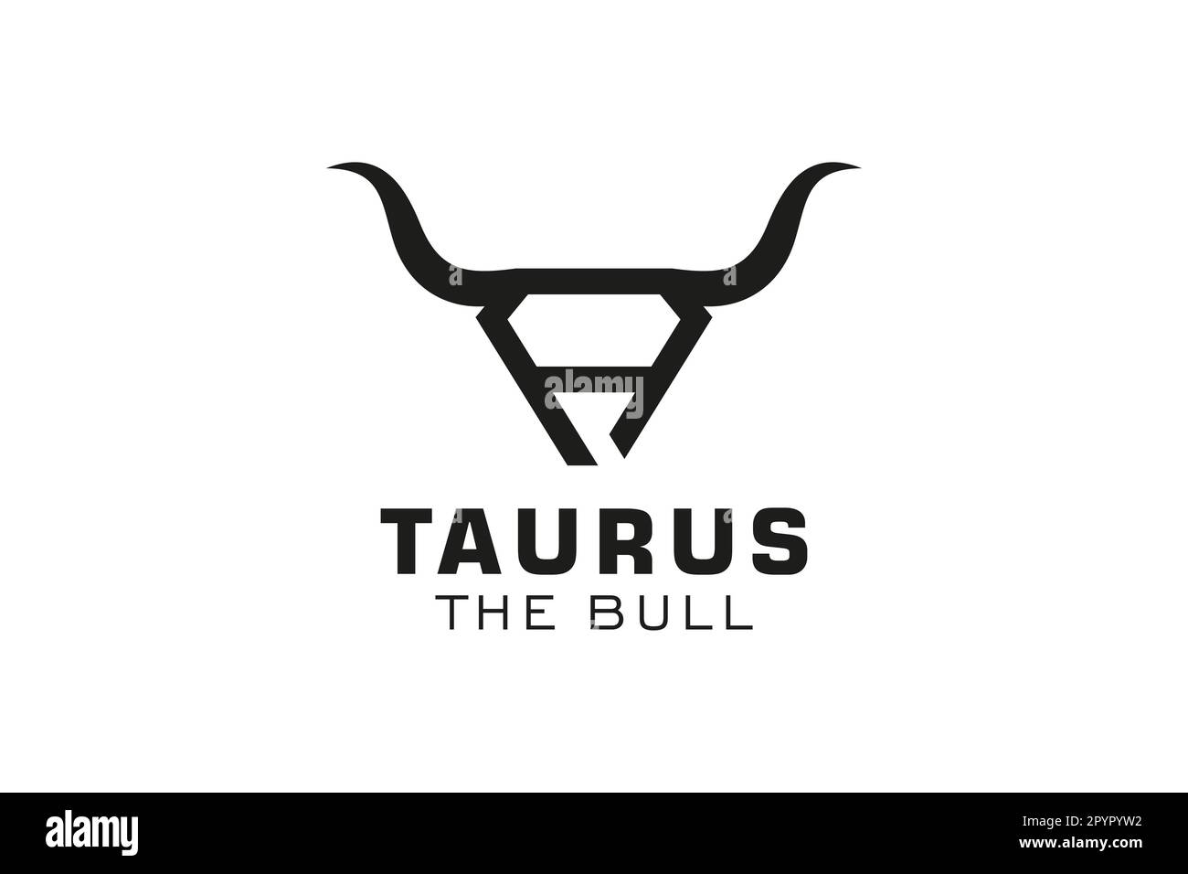 Letter A logo, Bull logo,head bull logo, monogram Logo Design Template ...
