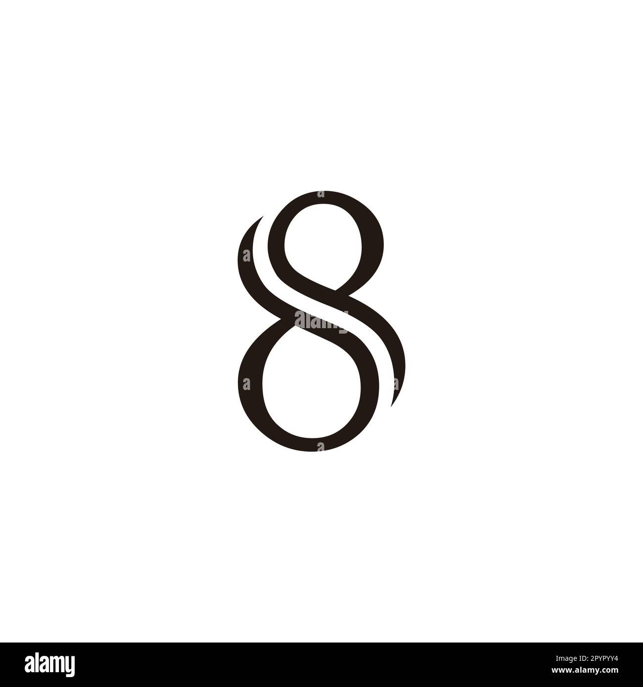 Letter number geometric symbol hi-res stock photography and images - Alamy