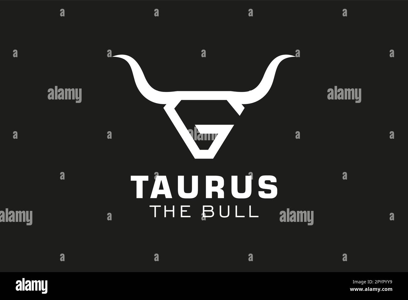 Letter G logo, Bull logo,head bull logo, monogram Logo Design Template ...