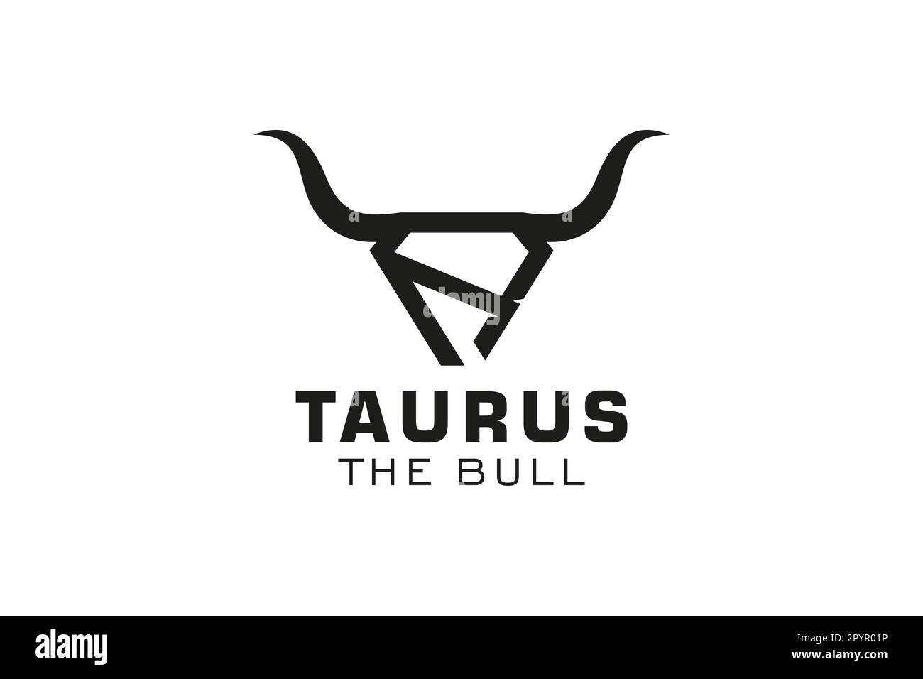 Letter R logo, Bull logo,head bull logo, monogram Logo Design Template ...
