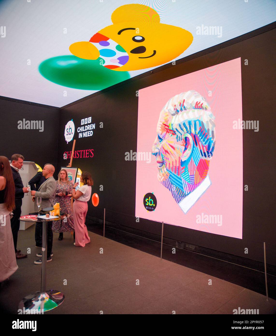 BBC Children in Need launched the digital portrait of King at Outernet ...