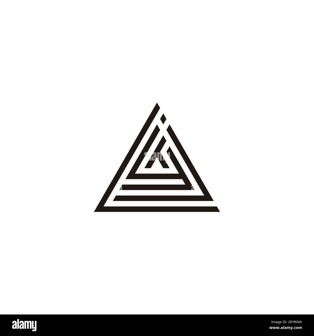 Letter L, j, y and h triangle geometric symbol simple logo vector Stock Vector Image & Art - Alamy