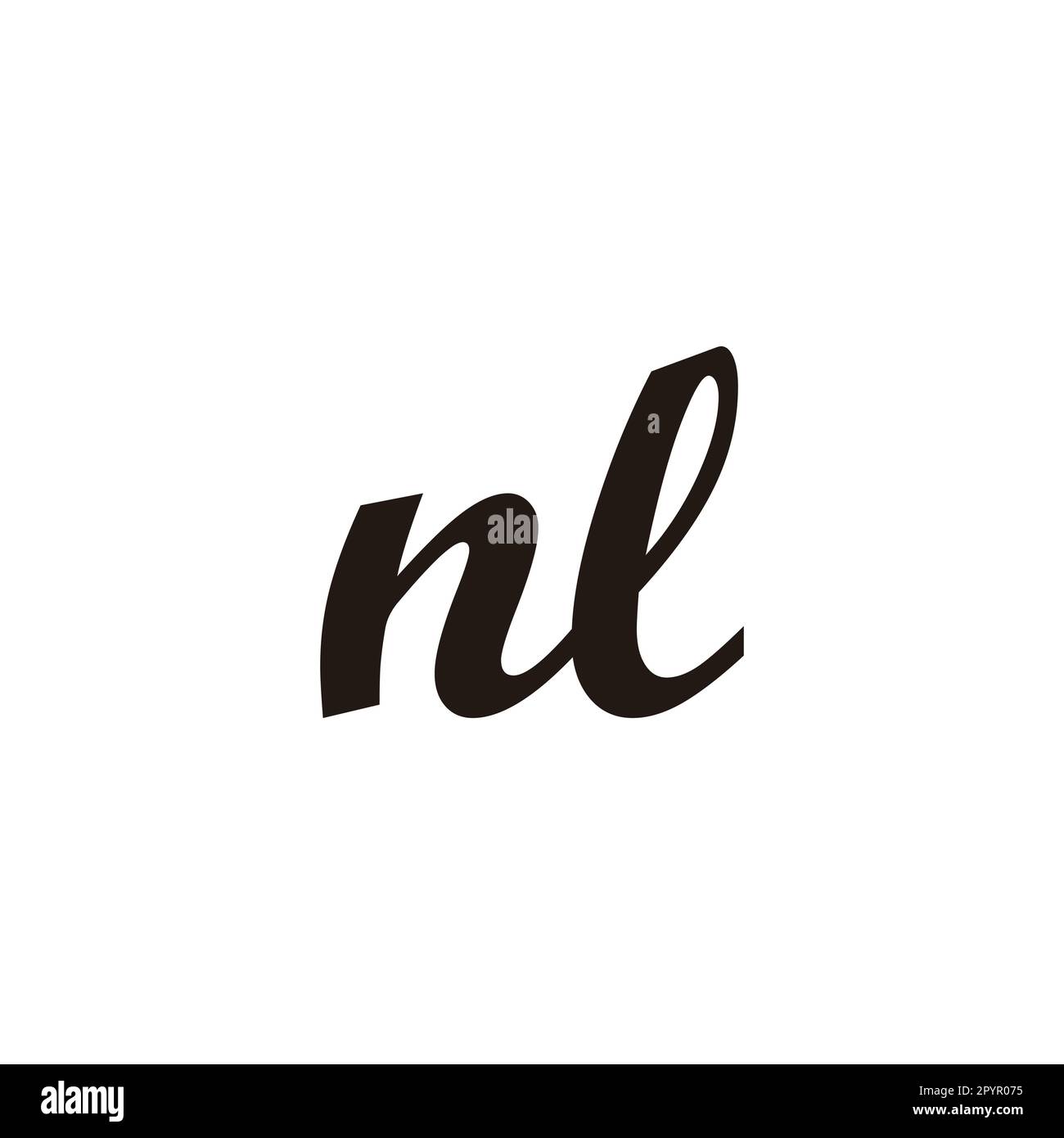 Letter nL connect geometric symbol simple logo vector Stock Vector Image & Art - Alamy