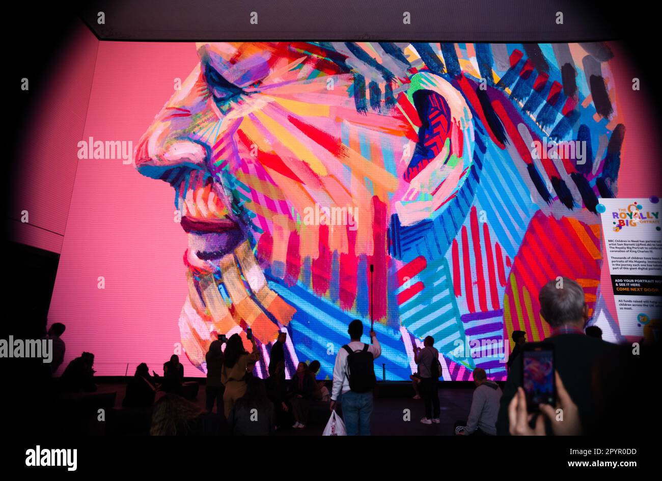 BBC Children in Need launched the digital portrait of King at Outernet ...