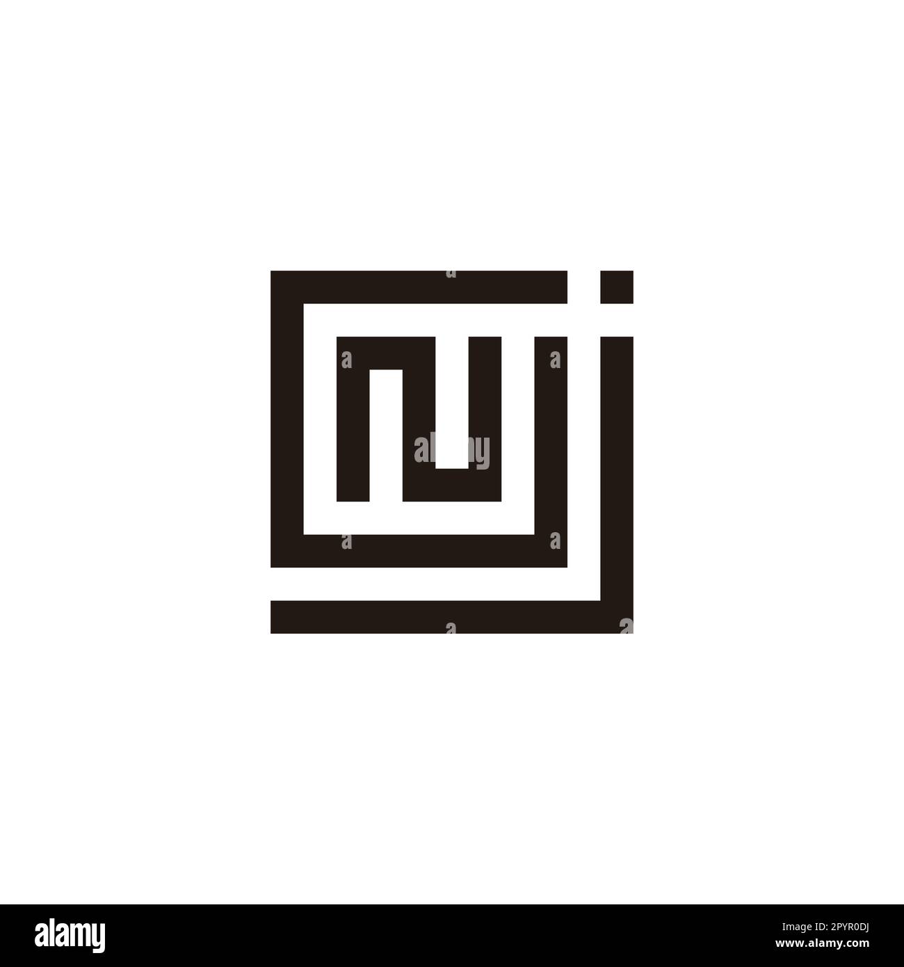 Letter J G And N Square Geometric Symbol Simple Logo Vector Stock Vector Image And Art Alamy 