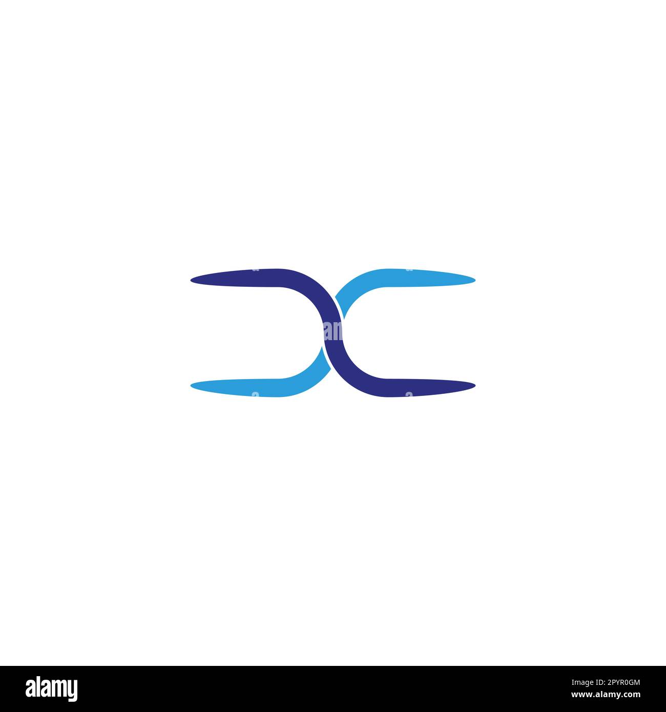 Letter X and S combination geometric symbol simple logo vector Stock ...