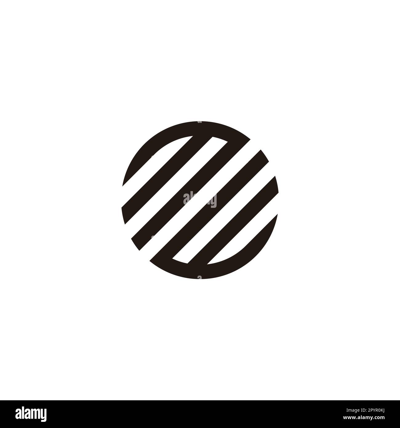 Letter Z lines, circle geometric symbol simple logo vector Stock Vector ...