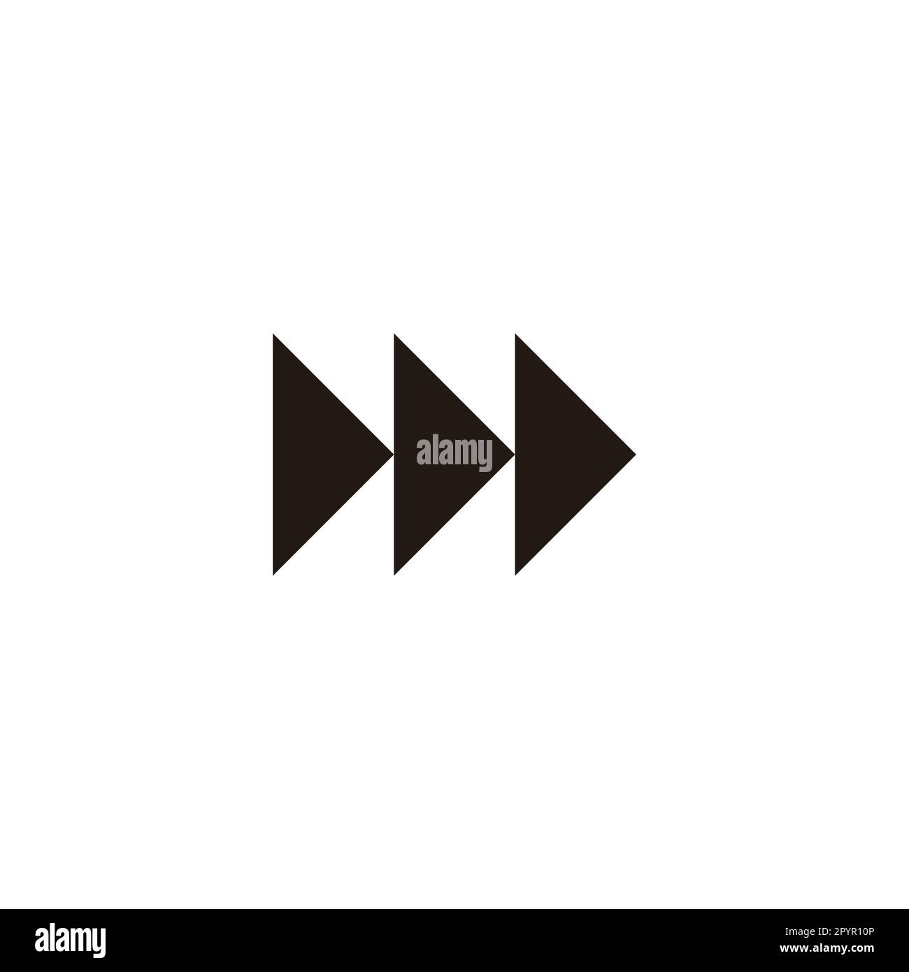 Letter m directions, arrow geometric symbol simple logo vector Stock ...