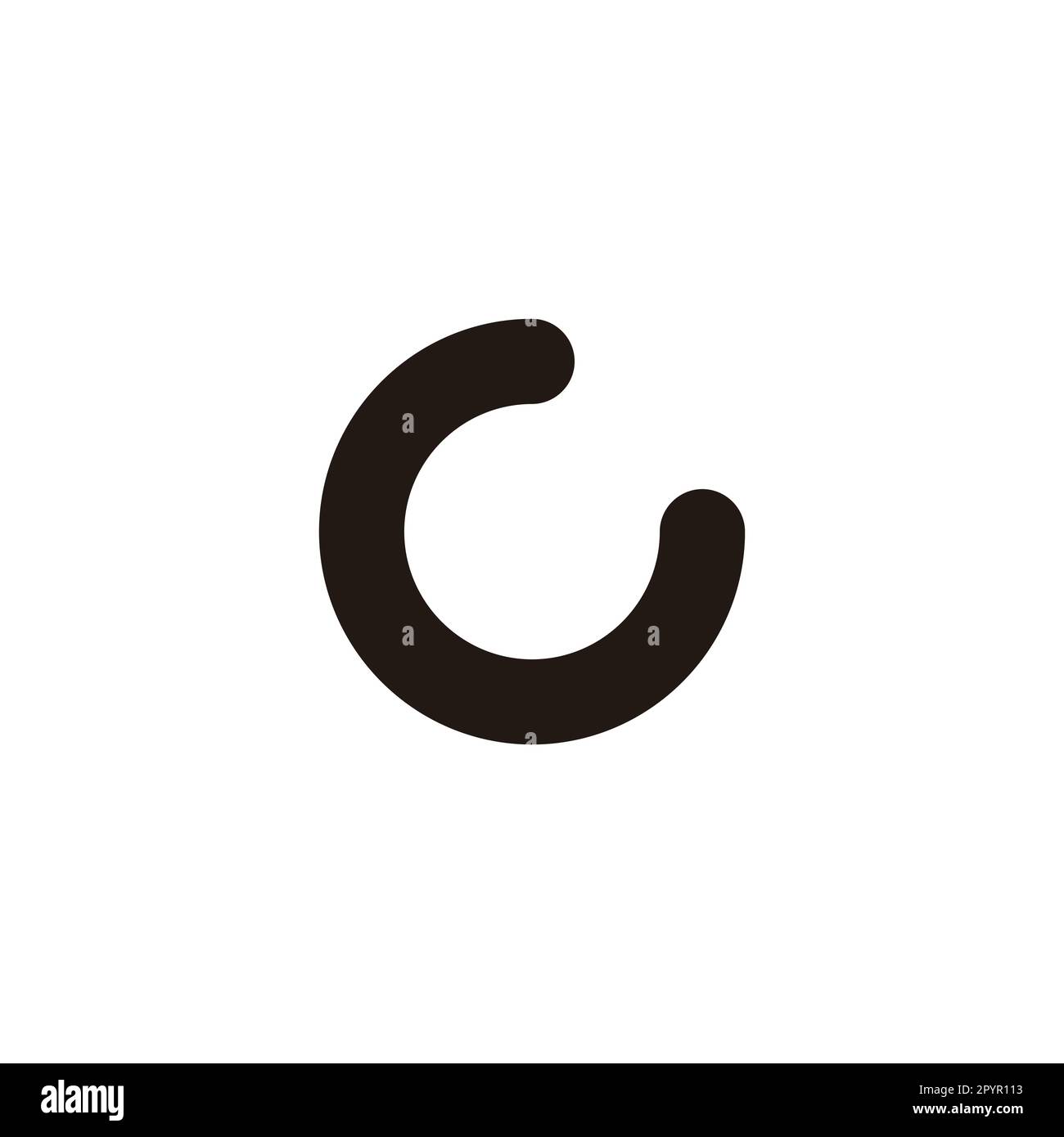 Letter G curve geometric symbol simple logo vector Stock Vector Image ...