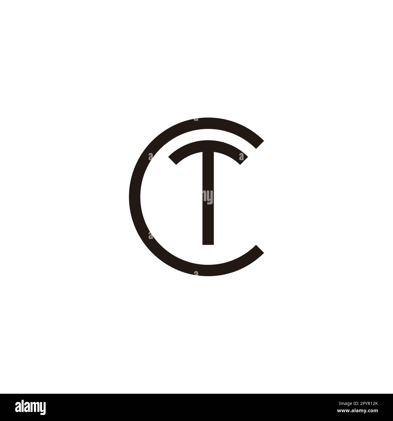Circled Letter T Symbols