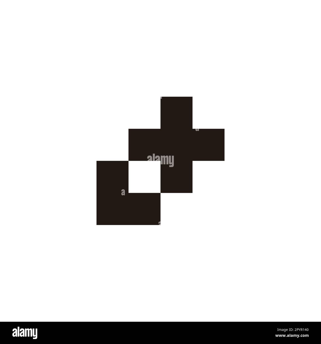 Pixel l logo Stock Vector Images - Alamy