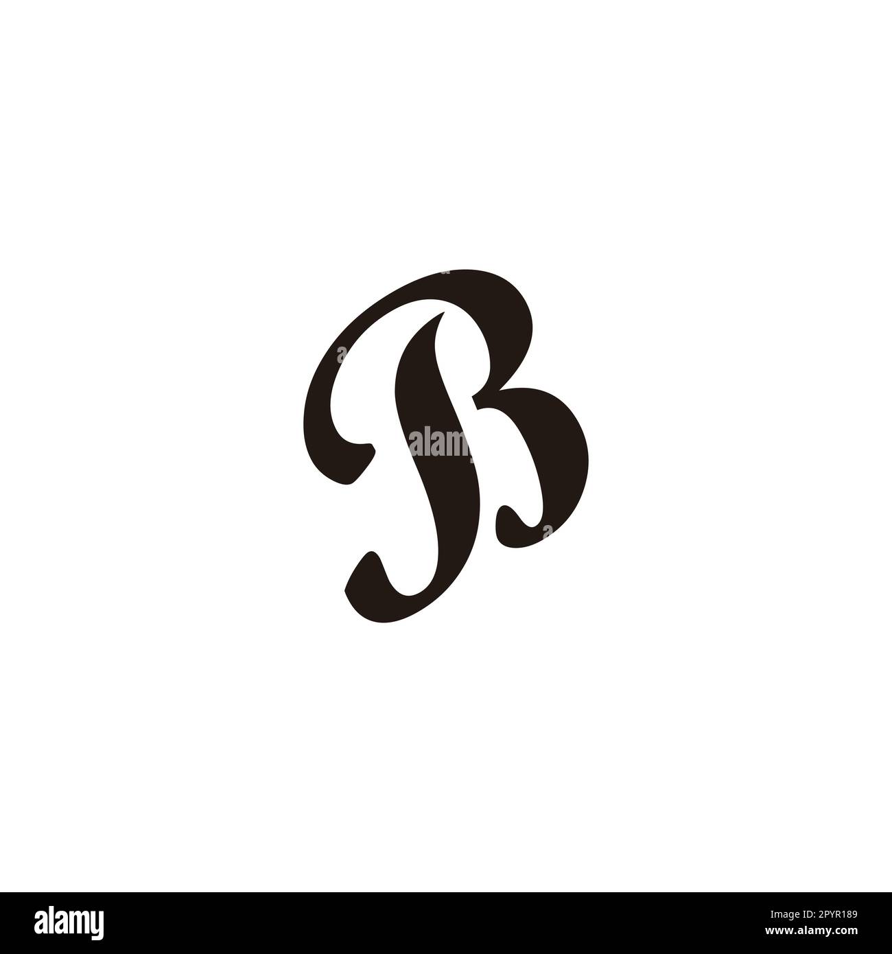 Letter SB BS S B geometric symbol simple logo vector Stock Vector Image ...