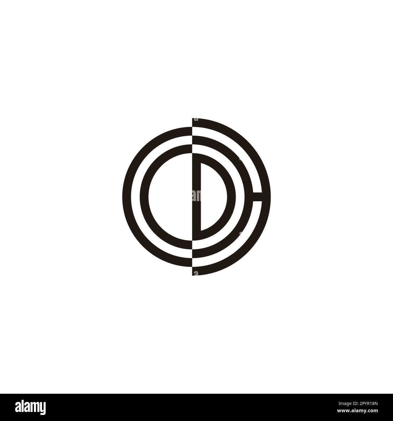 C h d logo Stock Vector Images - Alamy