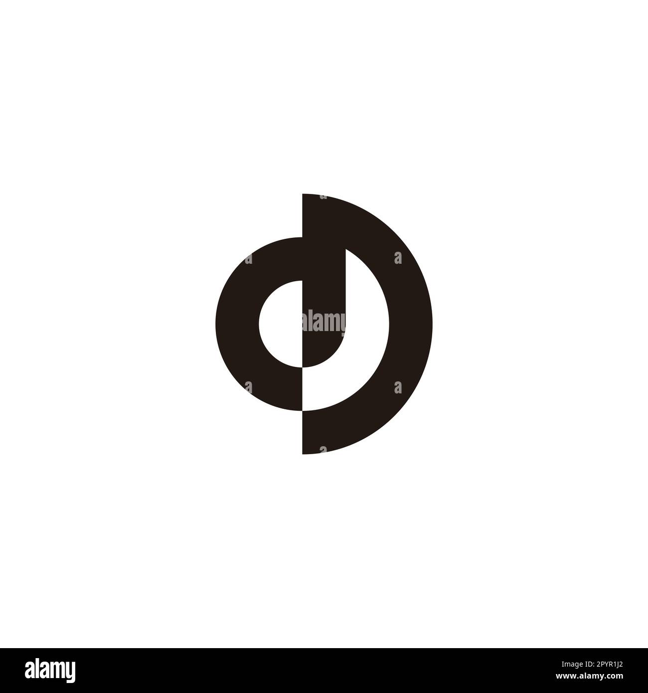 Dj icon linear logo Cut Out Stock Images & Pictures - Alamy