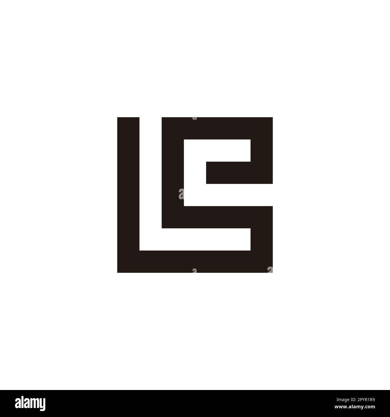 Letter LS square outline geometric symbol simple logo vector Stock Vector Image & Art - Alamy