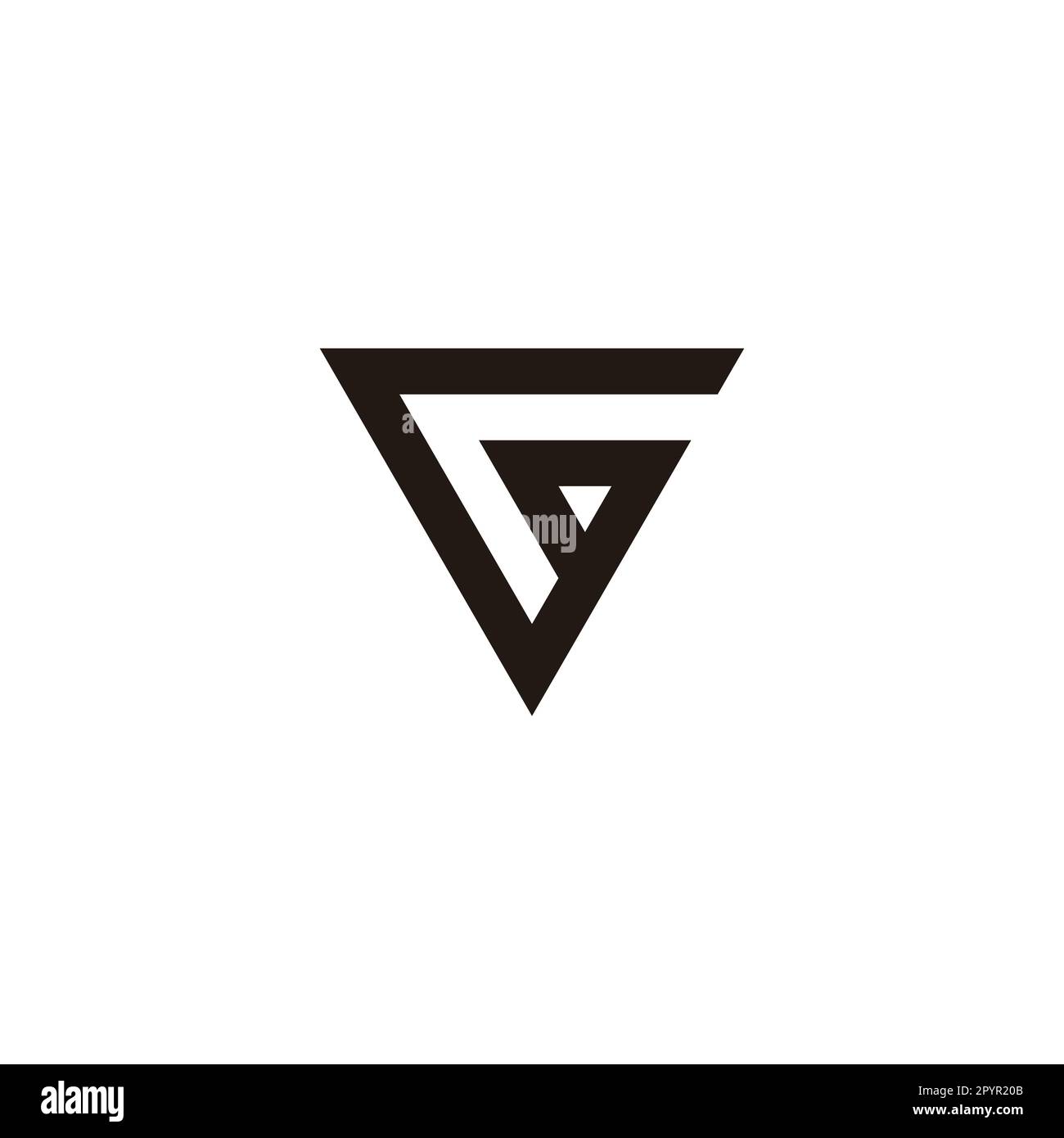 Letter G R Triangle Geometric Symbol Simple Logo Vector Stock Vector Image And Art Alamy