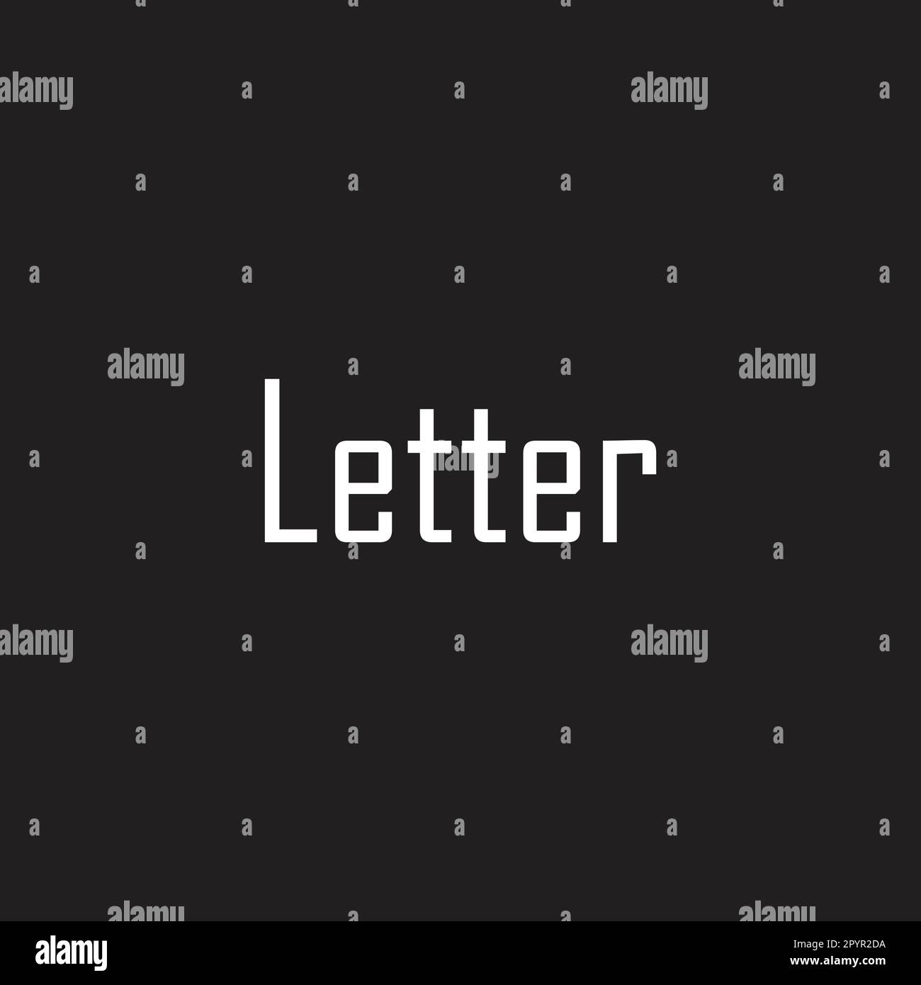 Letter Text Geometric Symbol Simple Logo Vector Stock Vector Image And Art Alamy 