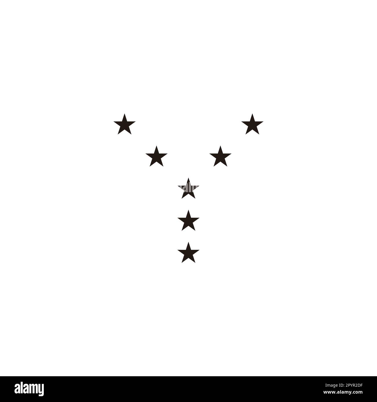 Letter Y stars, geometric symbol simple logo vector Stock Vector Image ...