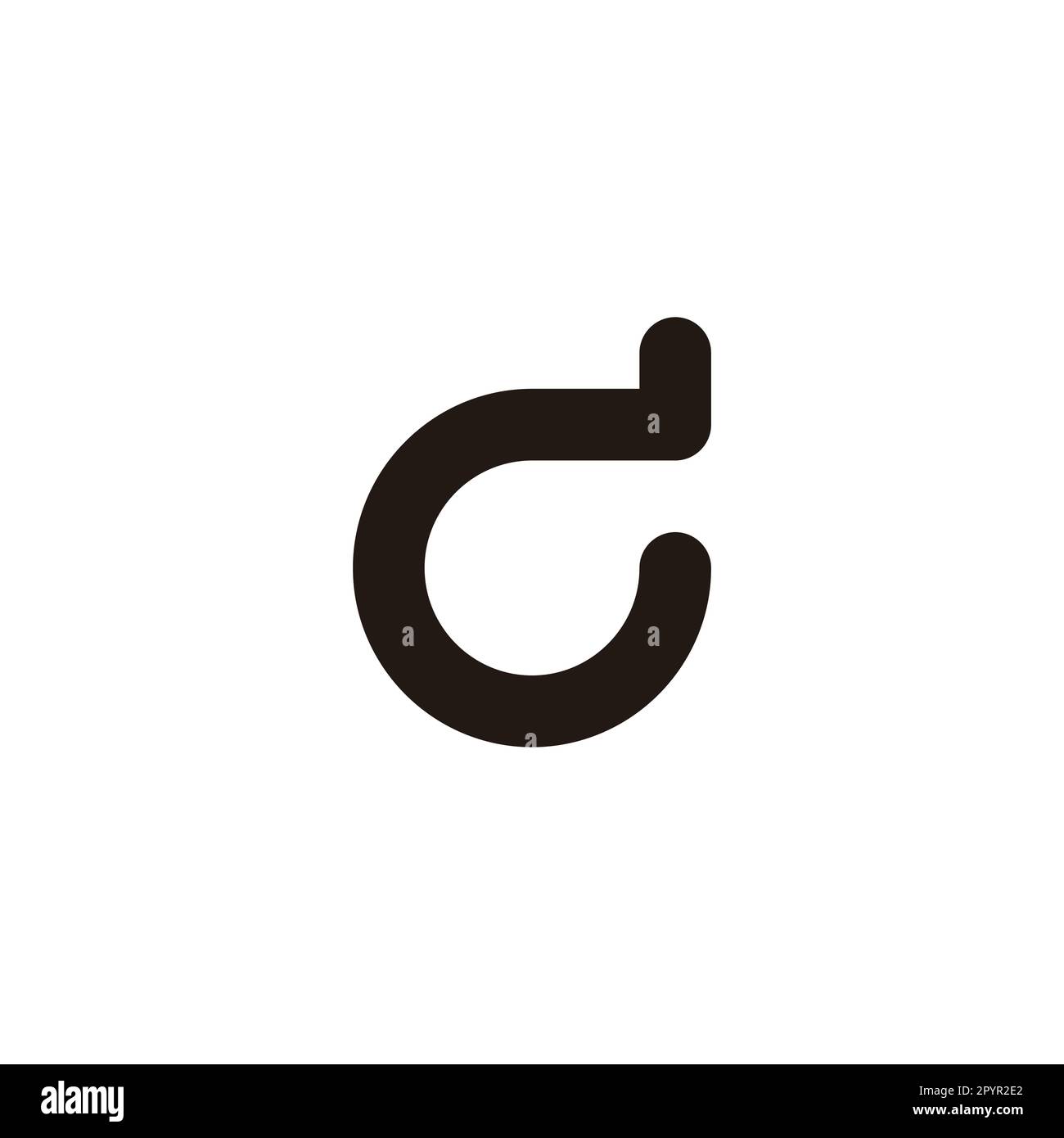 Letter G Shaped D Geometric Symbol Simple Logo Vector Stock Vector Image And Art Alamy