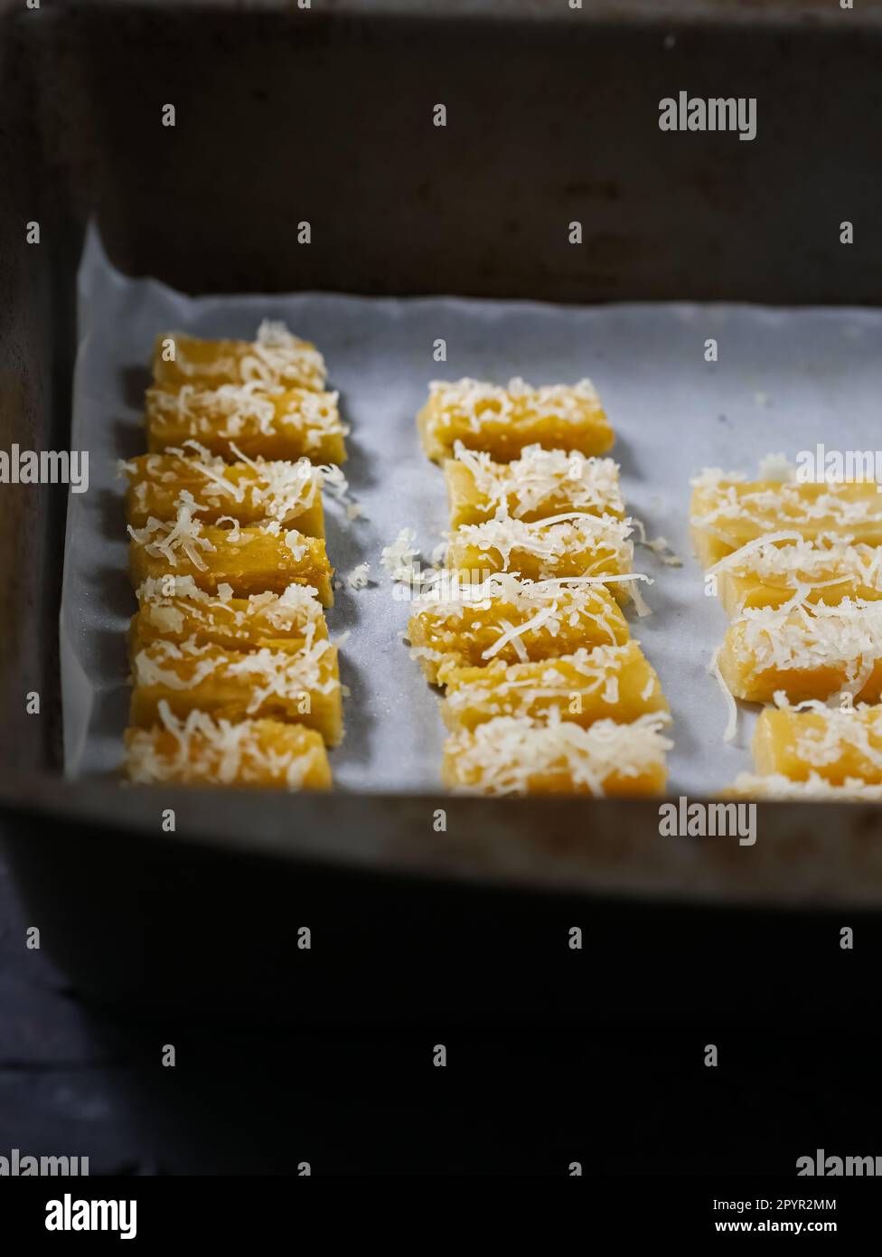 the making process of kaastangel, cheesy cookies. one of favourite ...