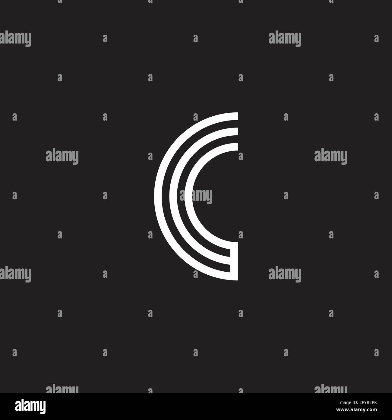 Letter c w w vector hi-res stock photography and images - Alamy