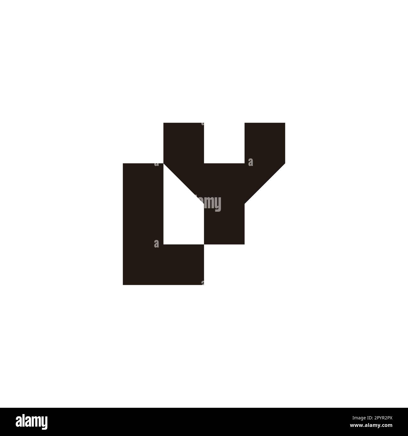 Letter LY square geometric symbol simple logo vector Stock Vector Image & Art - Alamy
