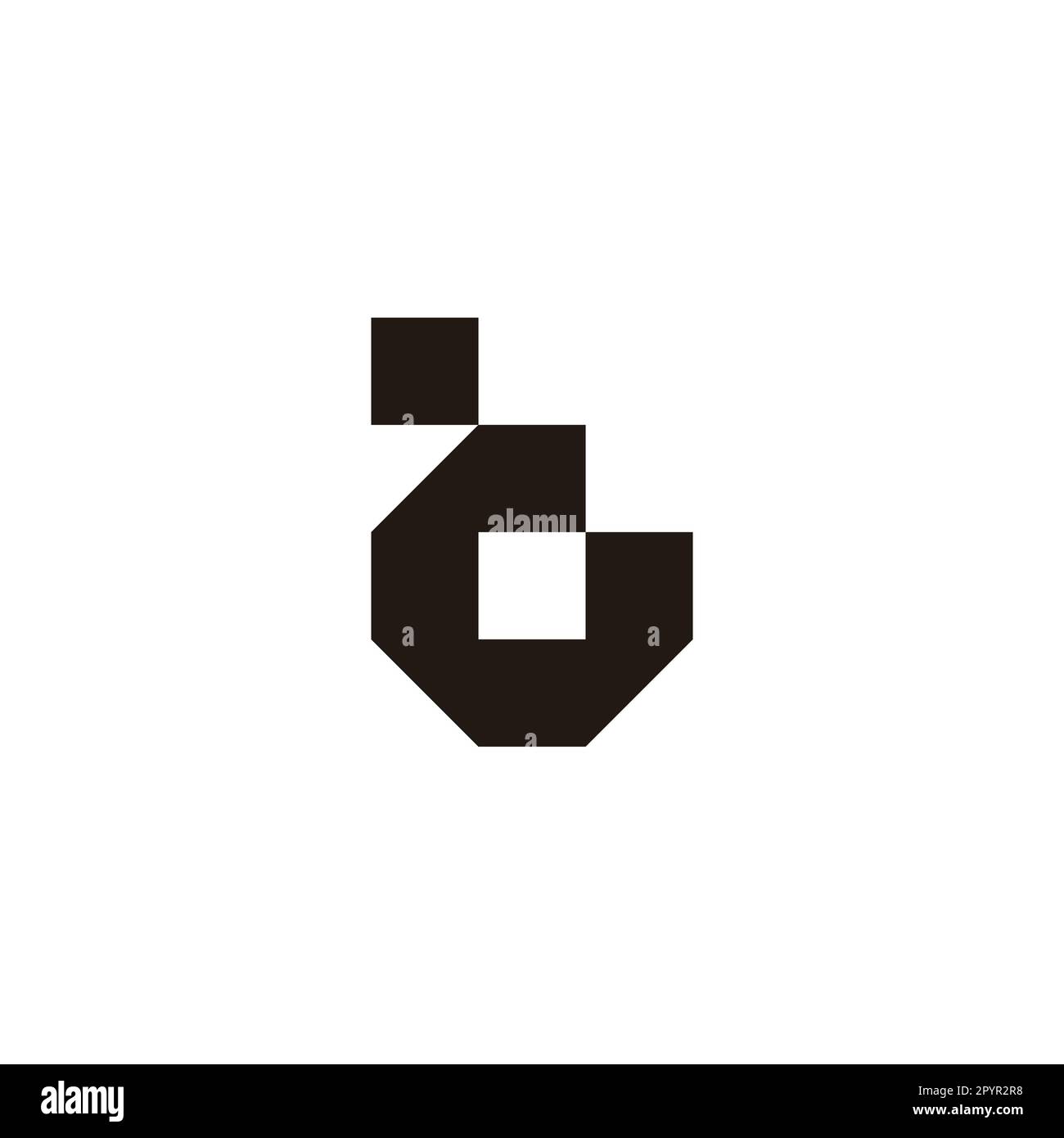 Letter bG Gb b G square, point geometric symbol simple logo vector Stock Vector Image & Art - Alamy