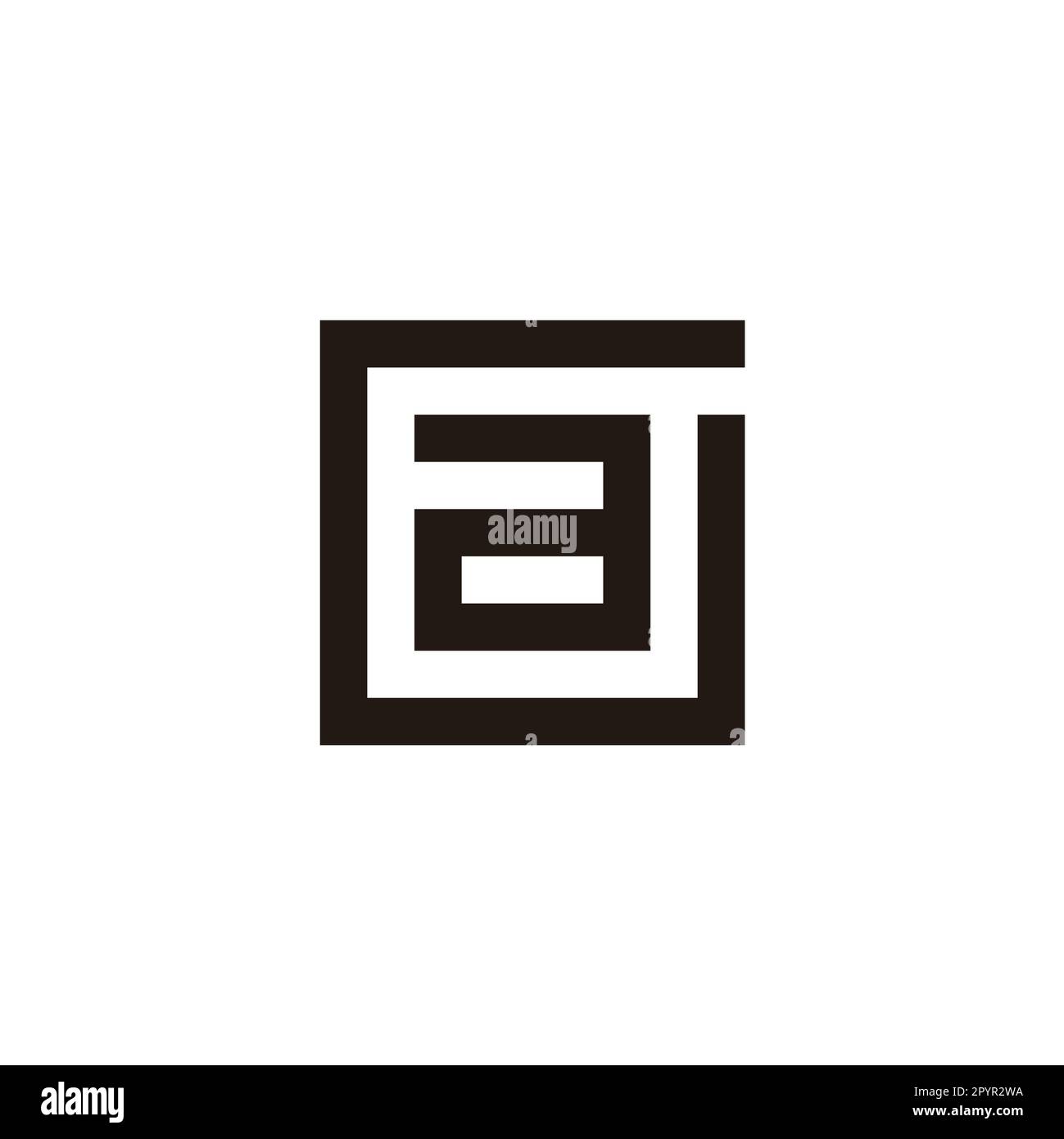 Letter a in G square geometric symbol simple logo vector Stock Vector ...