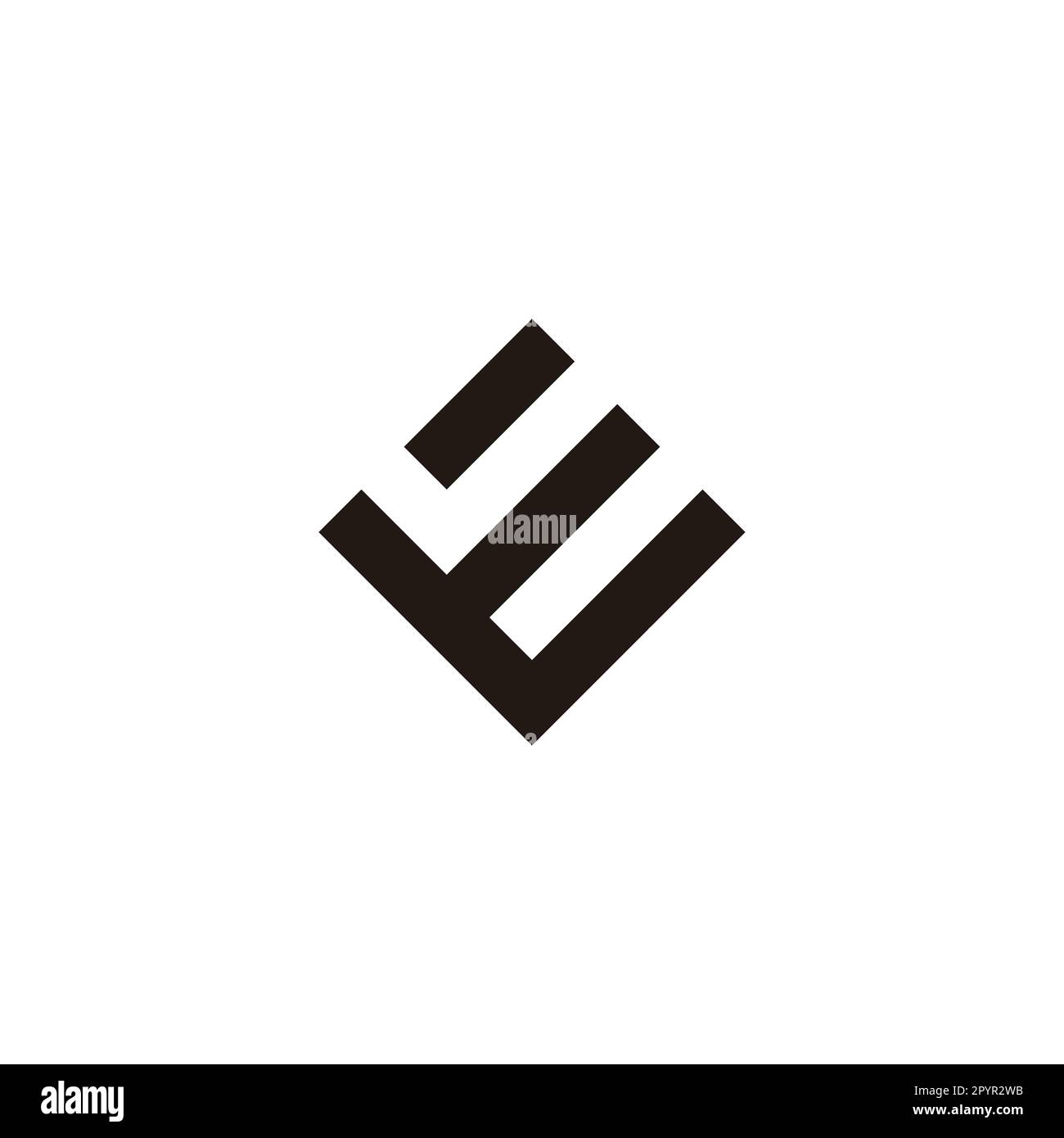 Letter EJ JE E J square geometric symbol simple logo vector Stock Vector Image & Art - Alamy