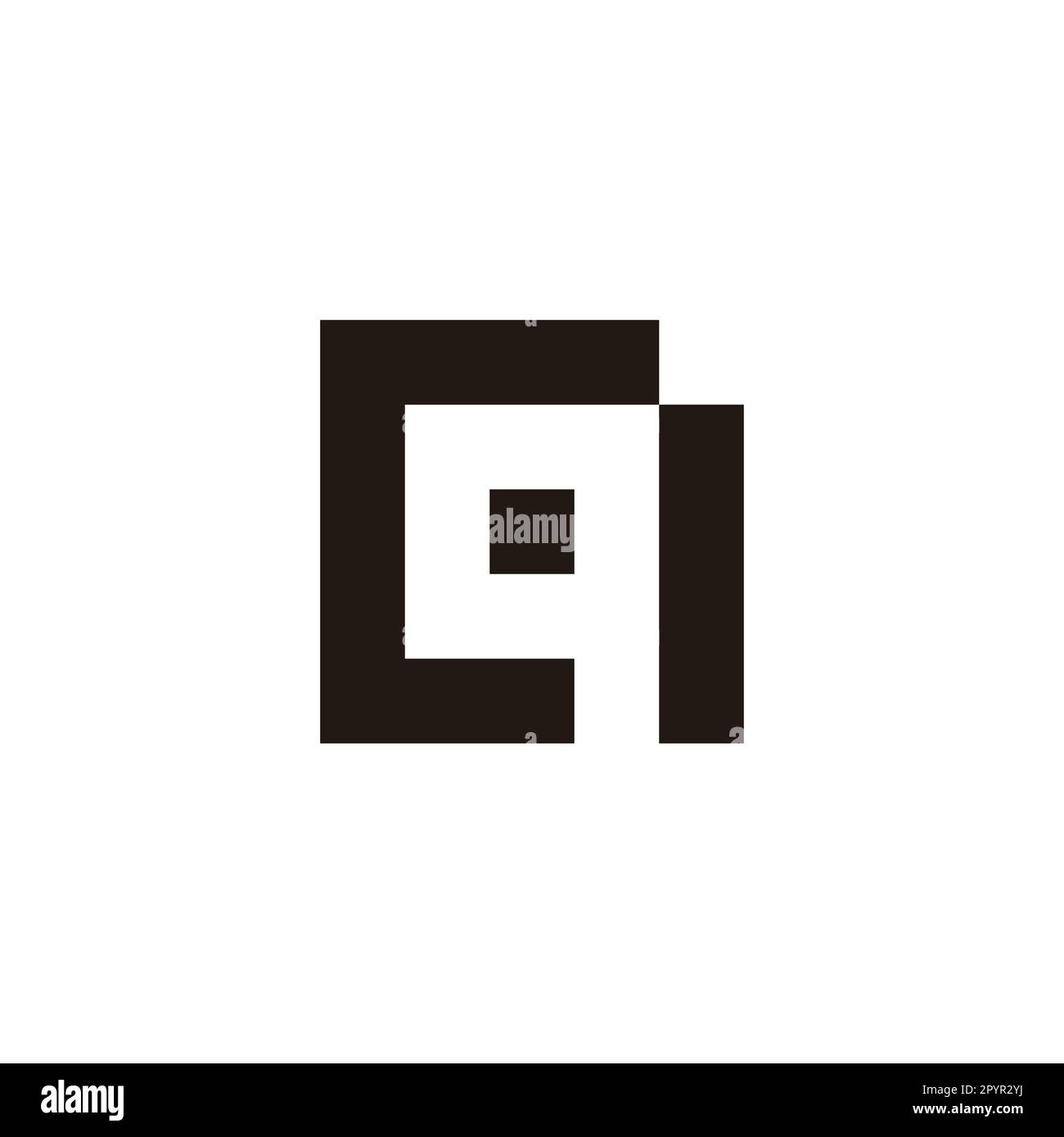 Letter Cq square geometric symbol simple logo vector Stock Vector Image ...