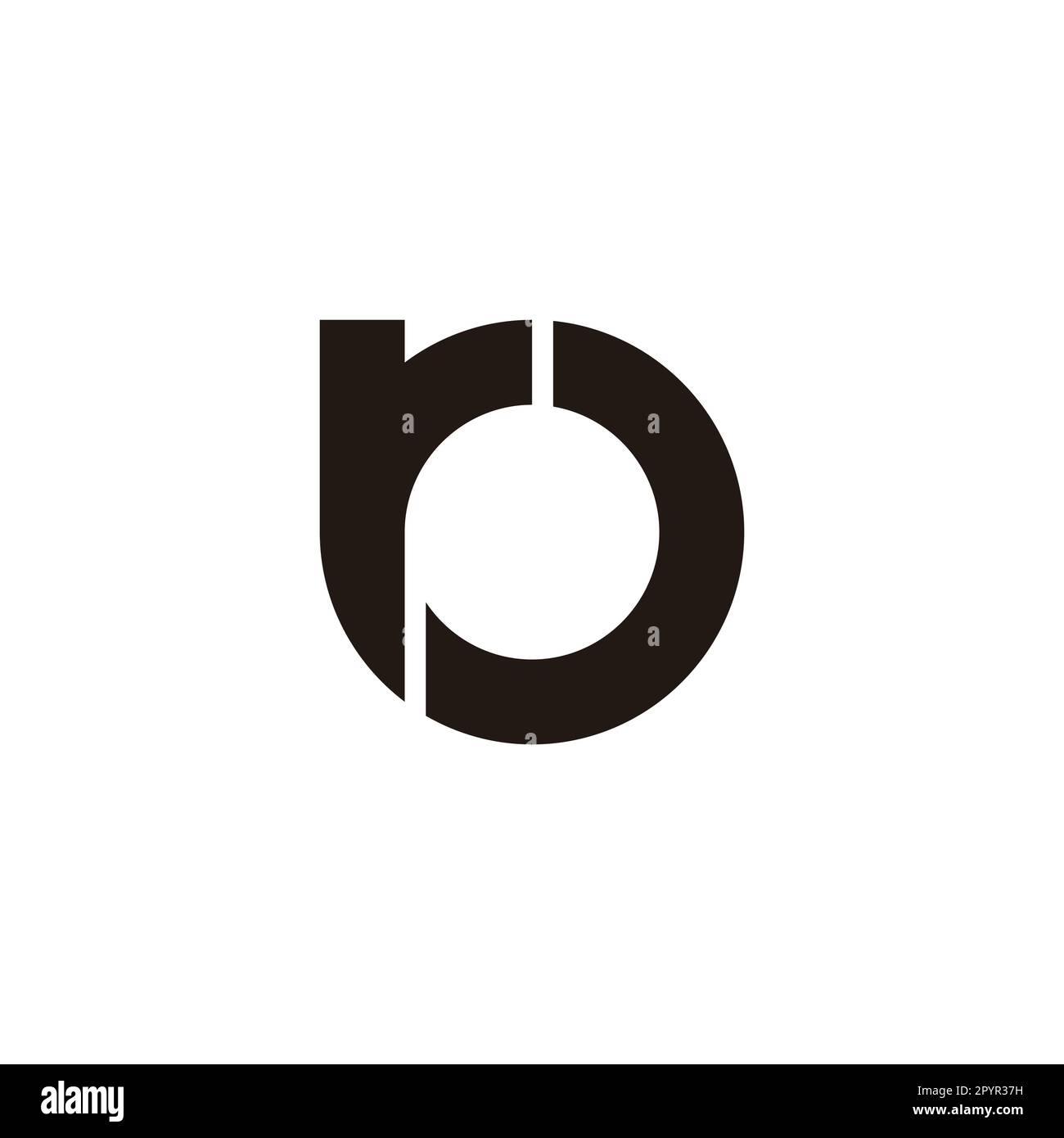 Letter rb br r b circle geometric symbol simple logo vector Stock Vector Image & Art - Alamy