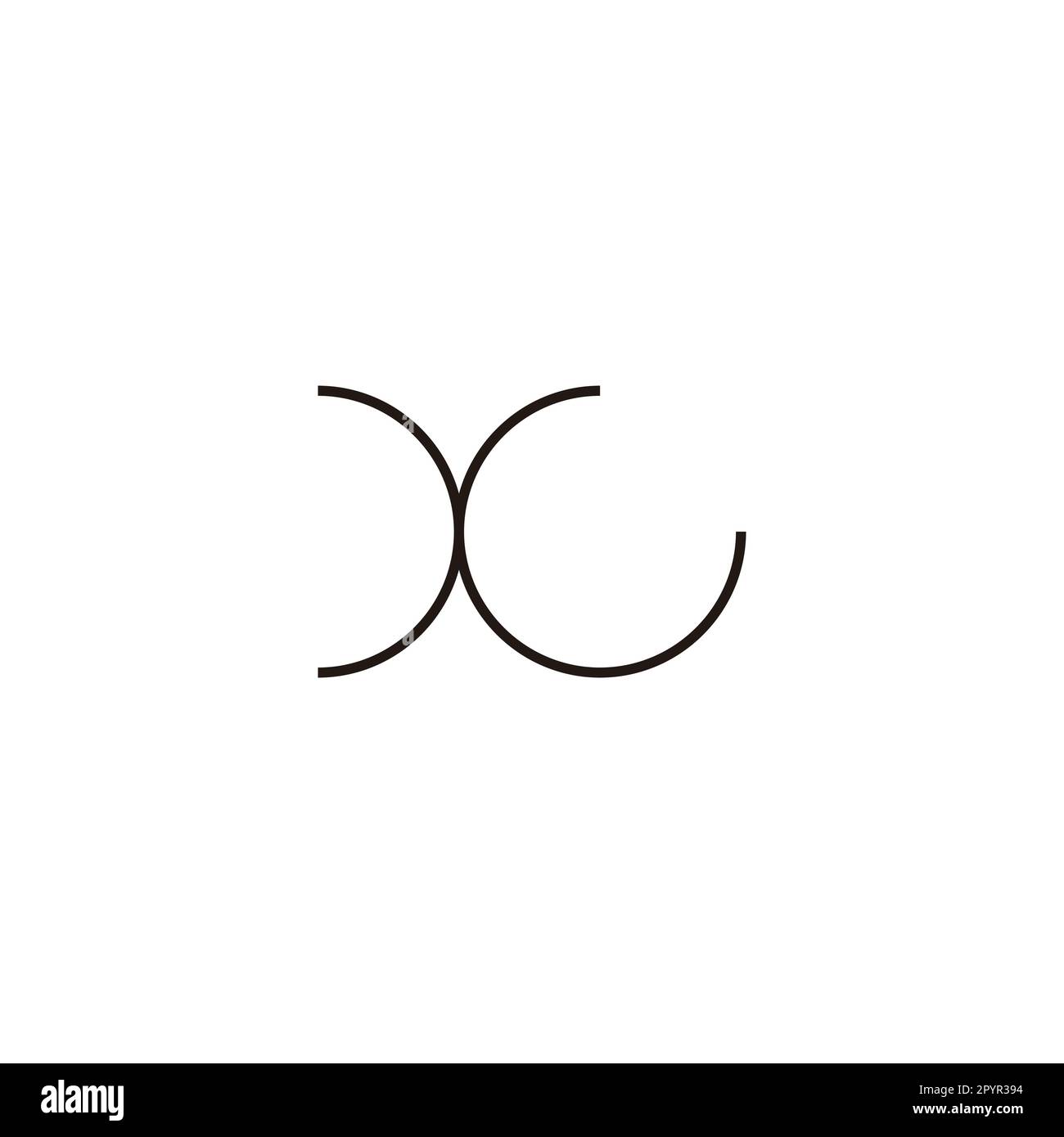 Letter xg logo hi-res stock photography and images - Alamy