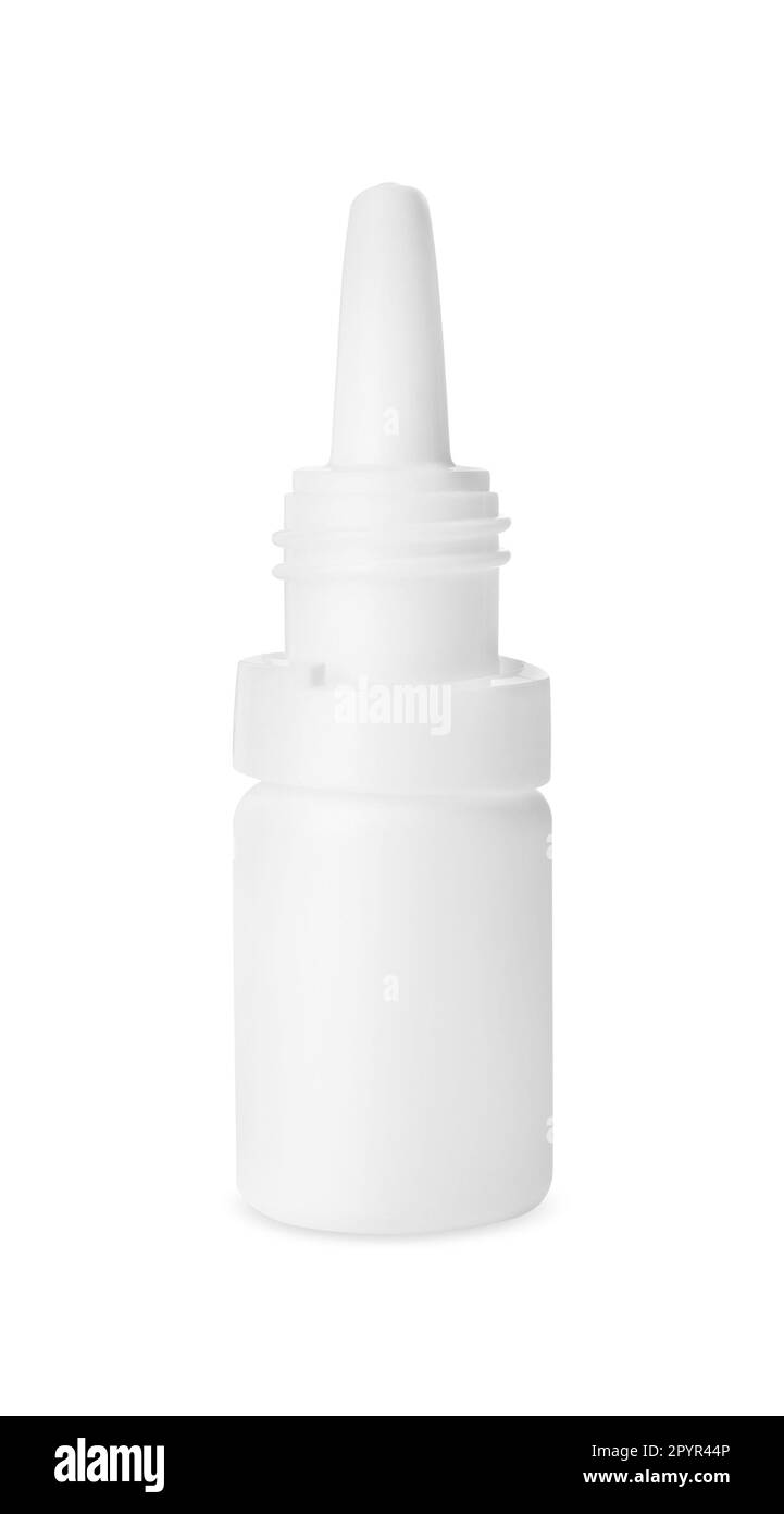 Bottle of medical drops isolated on white Stock Photo - Alamy