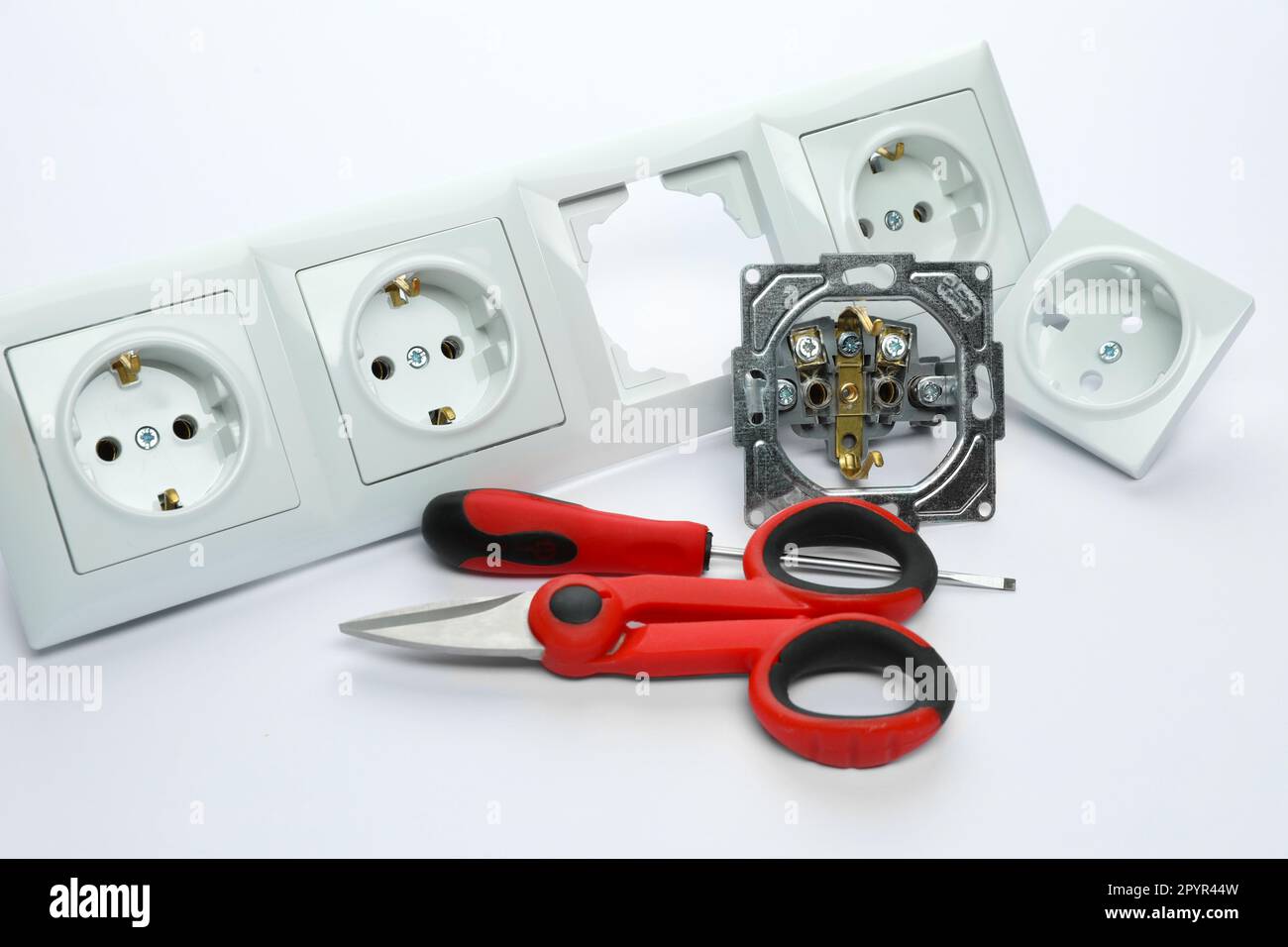 Power sockets electricians tools hi-res stock photography and images ...