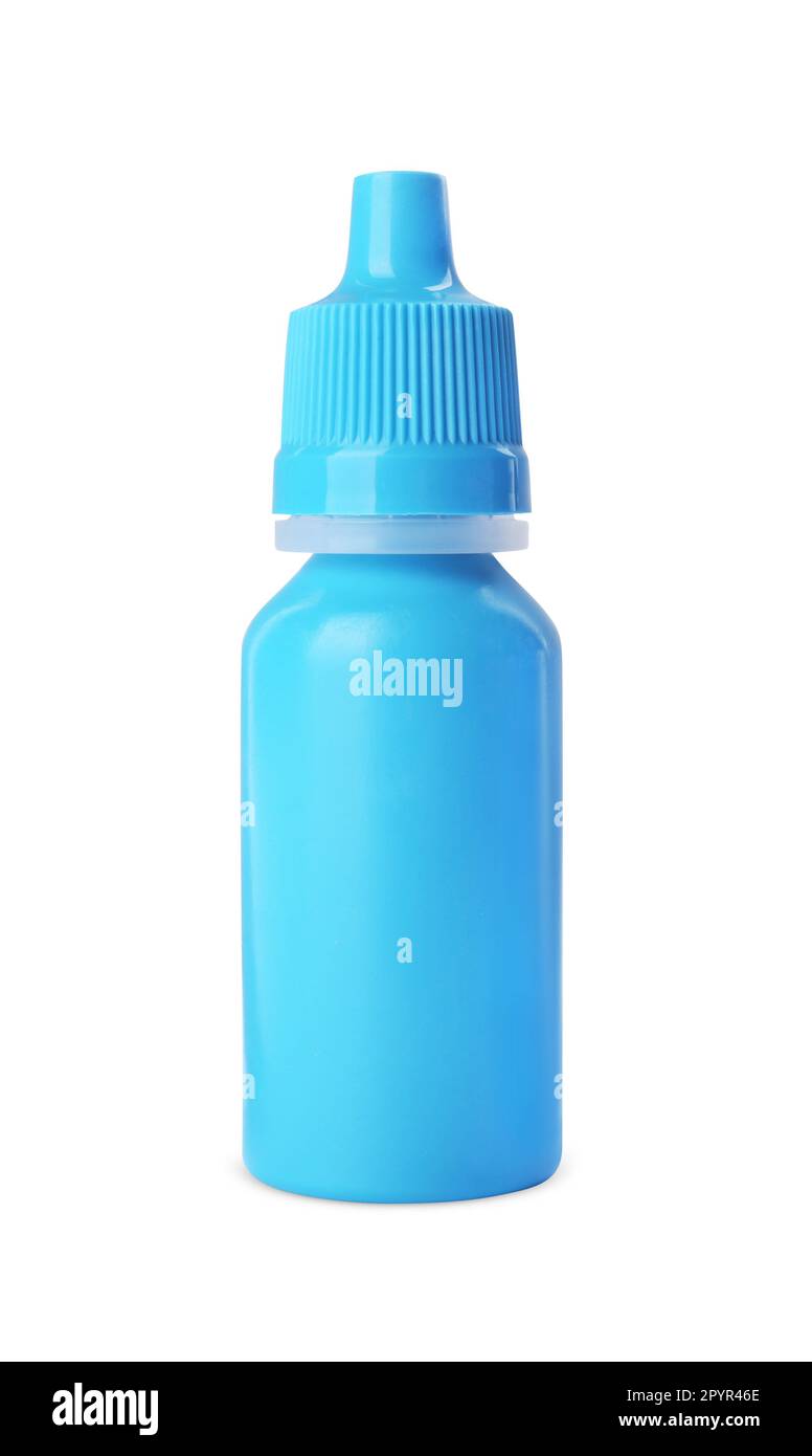Bottle of medical drops isolated on white Stock Photo - Alamy
