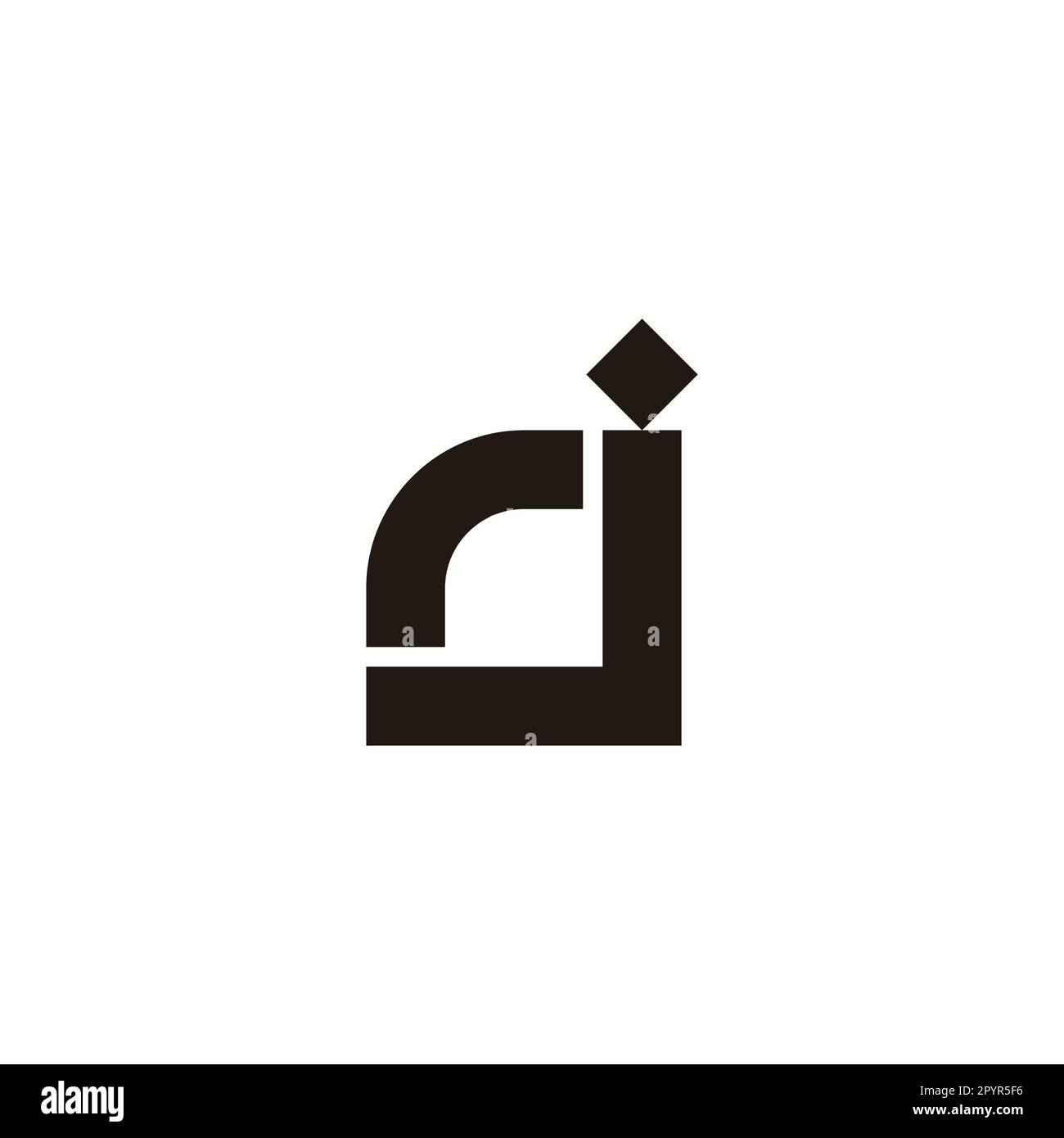 Letter rj diamond geometric symbol simple logo vector Stock Vector ...