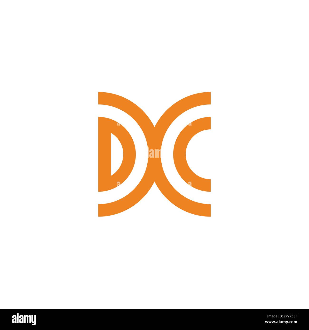 Letter D, X and C outline geometric symbol simple logo vector Stock Vector Image & Art - Alamy