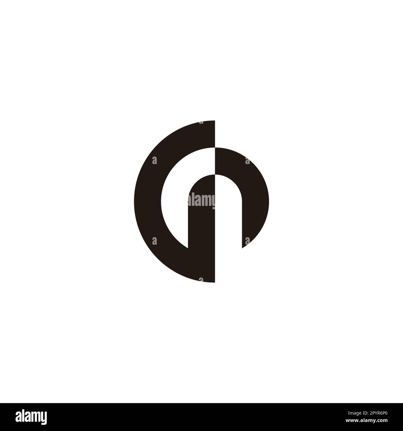 Letter G and n geometric symbol simple logo vector Stock Vector Image & Art - Alamy