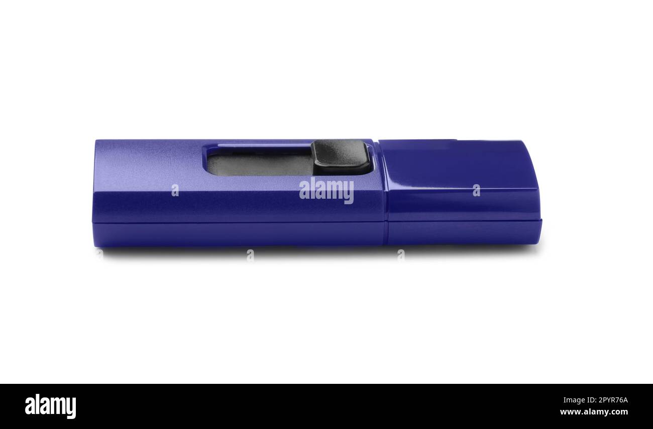 Modern usb flash drive isolated on white Stock Photo - Alamy