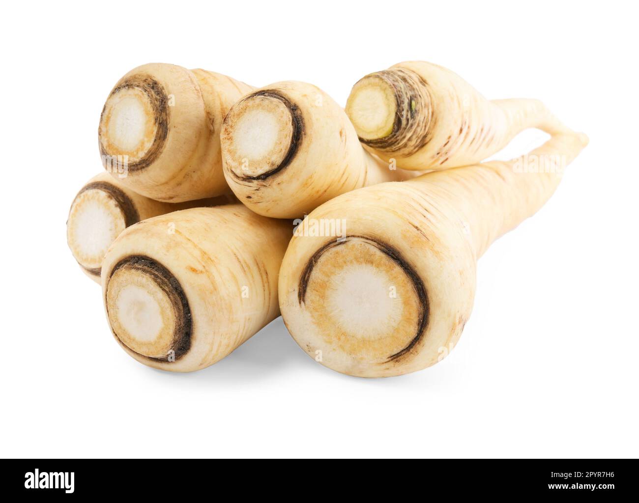 Tasty fresh ripe parsnips on white background Stock Photo - Alamy